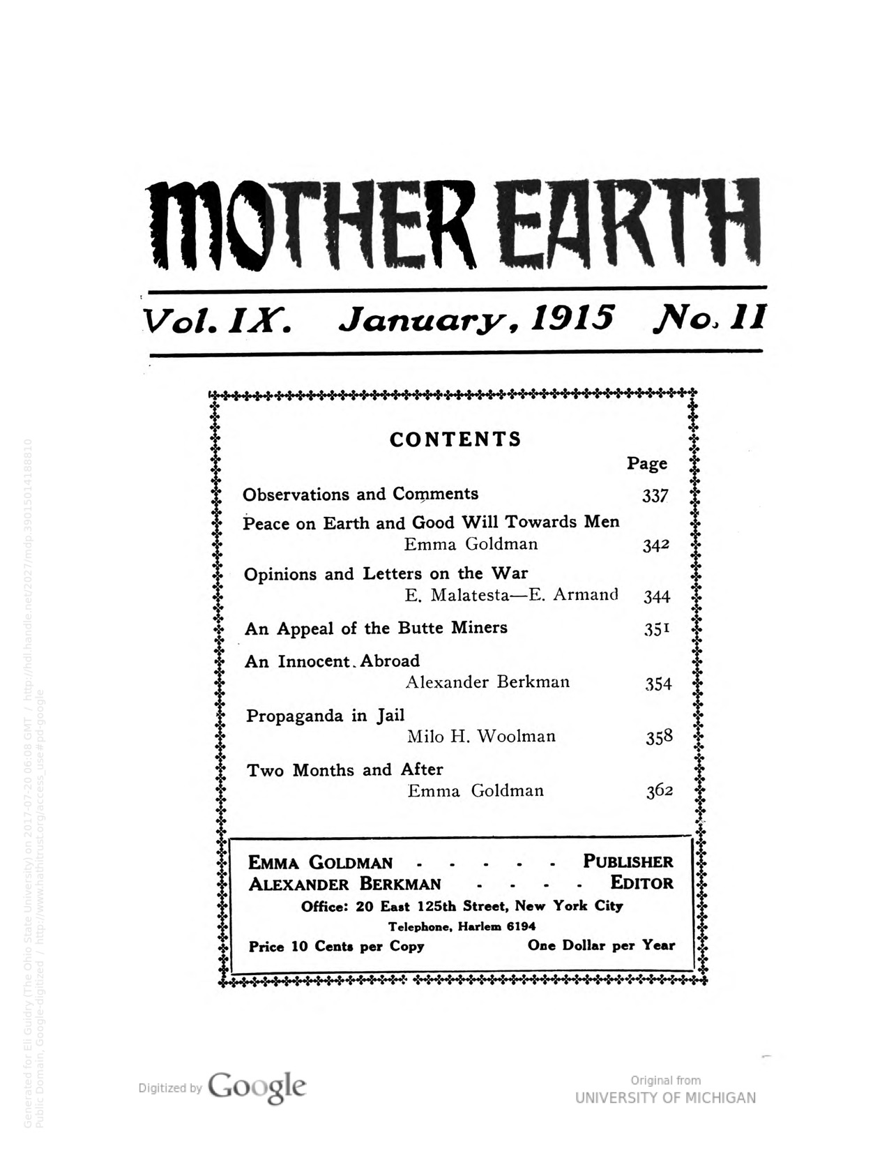 Volume 9 Issue 11 | libcom.org